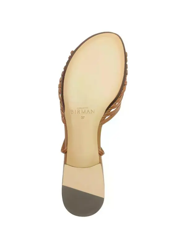 ALEXANDRE BIRMAN Lilian Woven Ankle-strap Sandals