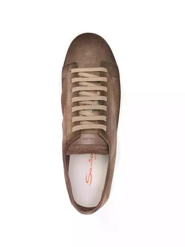 Santoni Lace-up Fastening Sneakers - Brown