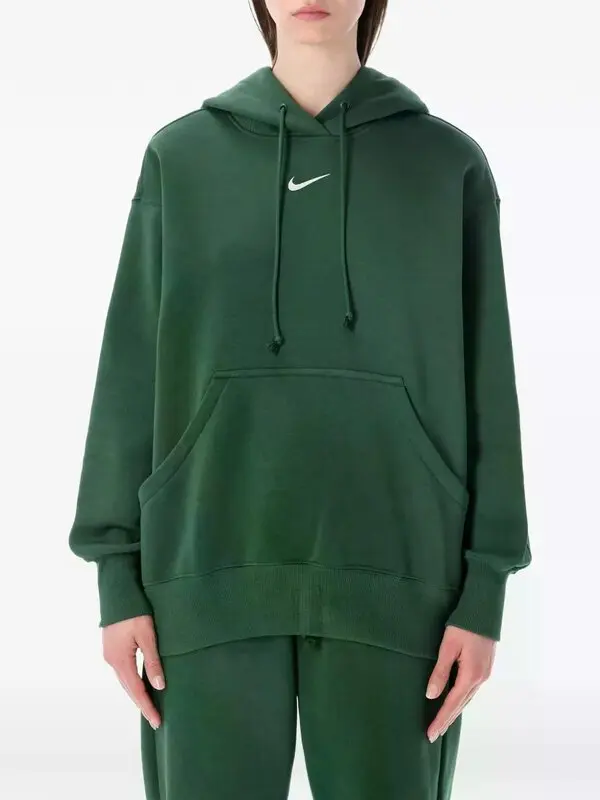 Nike Logo-detail Hoodie - Green