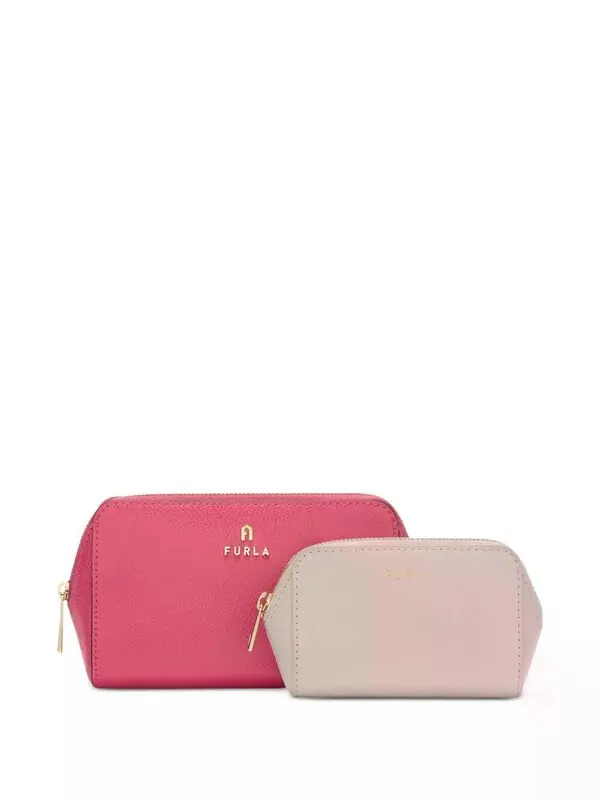 Furla Logo-detail Makeup Bag - Pink