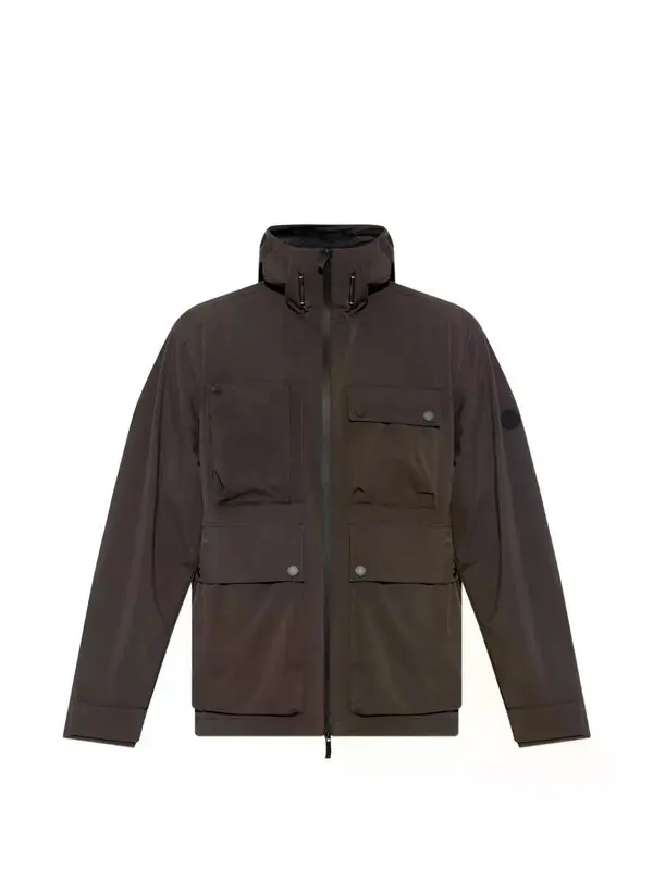 Moncler Arcturus Hooded Windbreaker - Brown