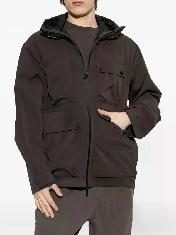 Moncler Arcturus Hooded Windbreaker - Brown
