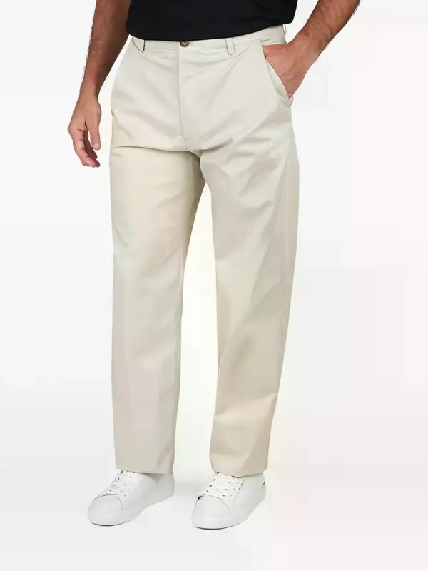 Paul & Shark Pleated Wide-leg Trousers - Neutrals