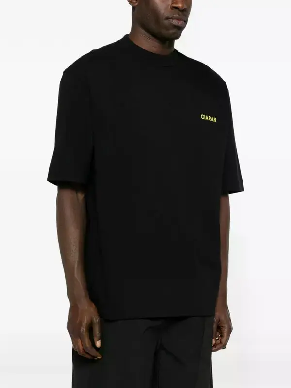 CIARAN Logo-embroidered T-shirt