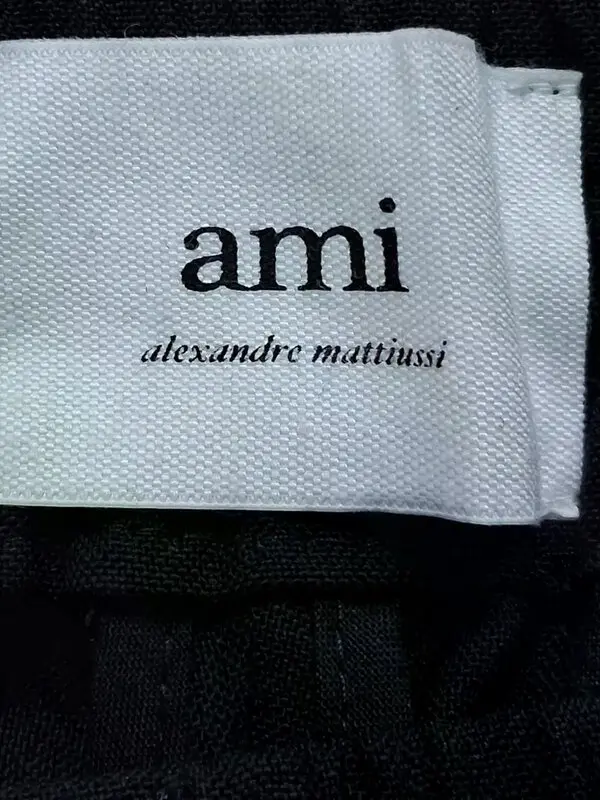 Ami Elastic-waist Trousers - Black