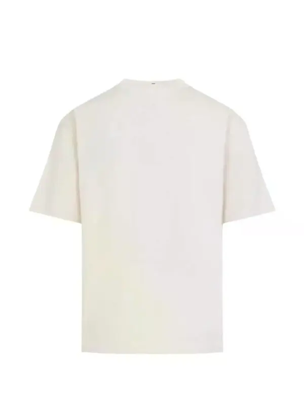 Moncler Blend T-shirt With Denim Pocket