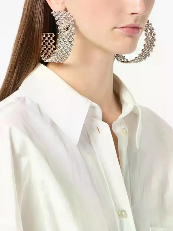 Blumarine Rhinestone-embellished Earrings