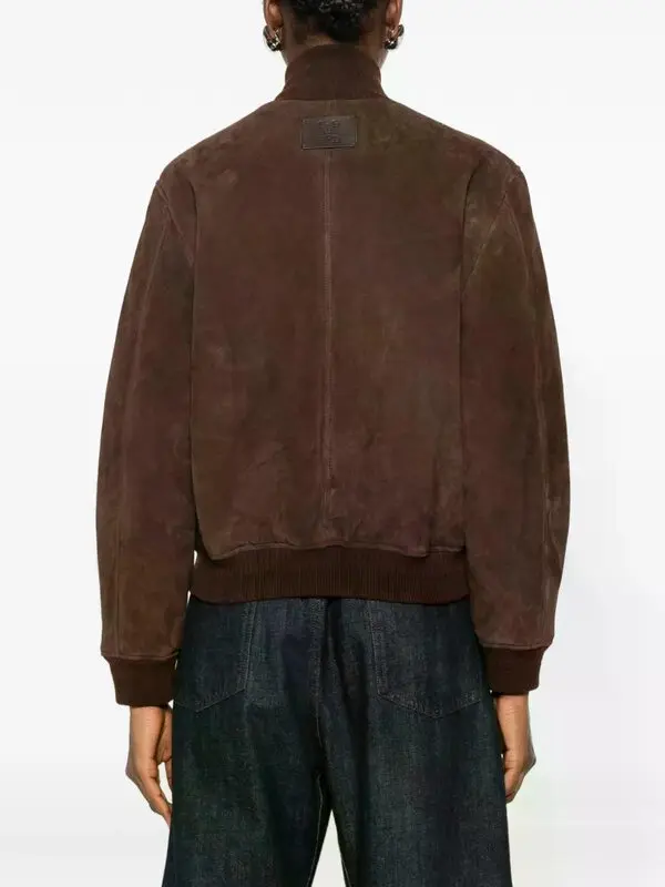 Closed Suede Bomber Jacket