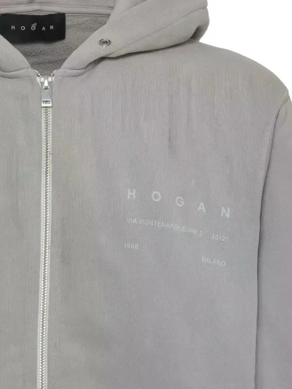 Hogan Zipped Hoodie
