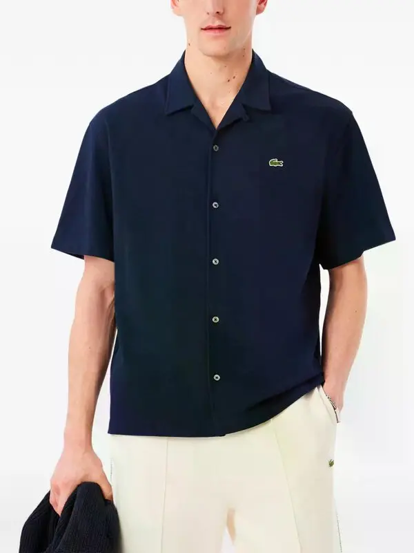 Lacoste Short-sleeve Button-up Shirt