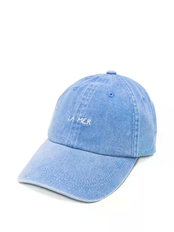Maison Labiche Embroidered Cap - Blue