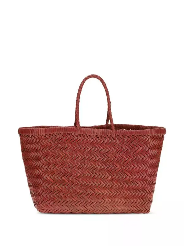 Dragon Diffusion Mini Flat Gora Handwoven Tote Bag - Red