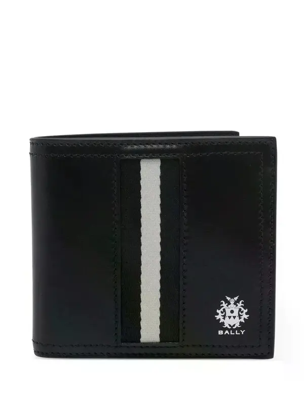 Bally Ray Logo Leather Wallet - Black
