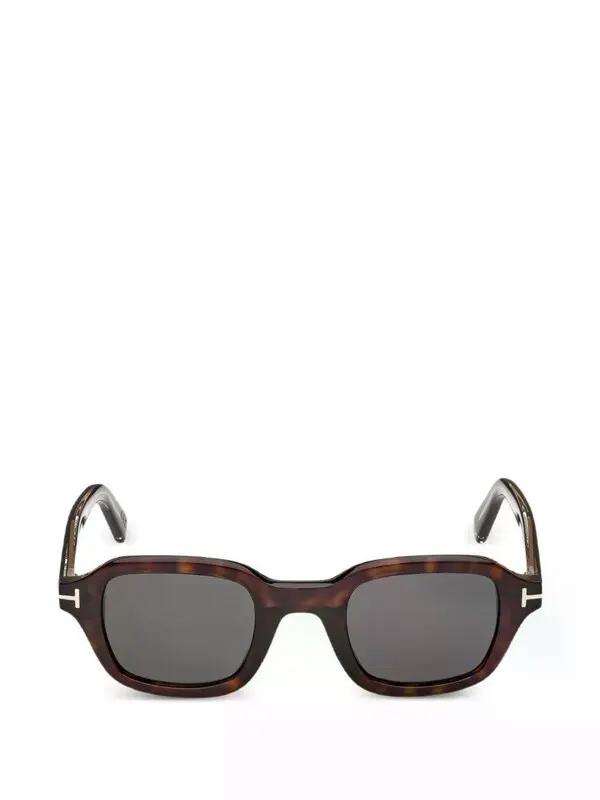 TOM FORD Square Frame Sunglasses - Brown