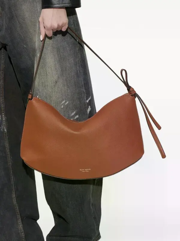 Kate Spade New York Textured Leather Tote Bag - Brown