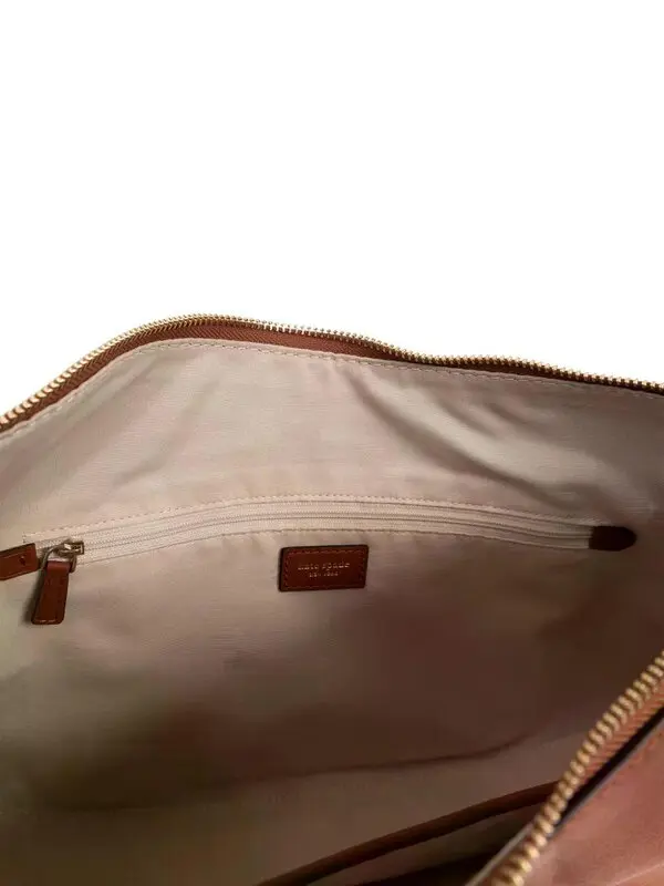 Kate Spade New York Textured Leather Tote Bag - Brown