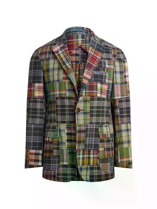 Polo Ralph Lauren Plaid Patchwork Blazer