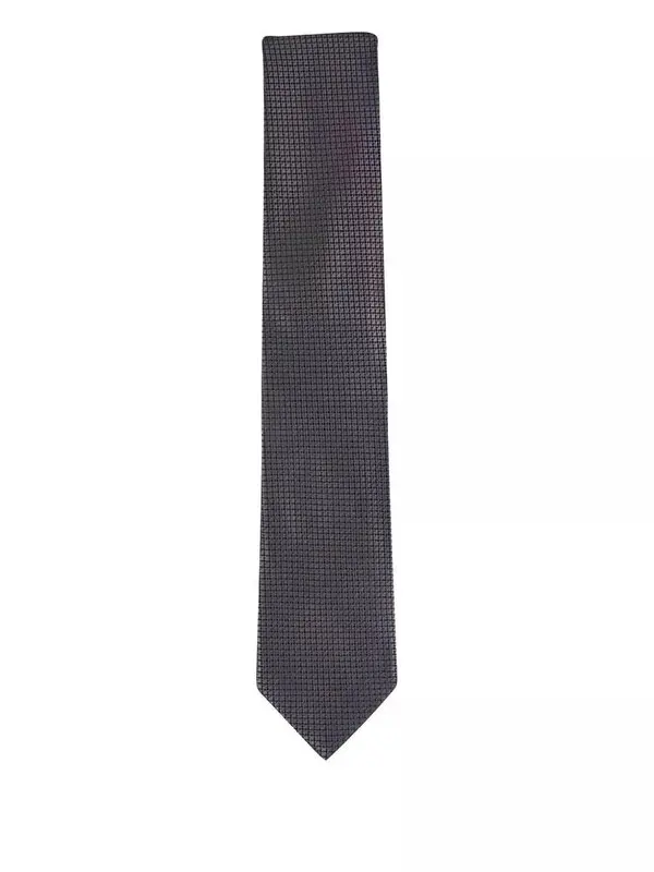 Zegna Textured Neck Tie - Grey