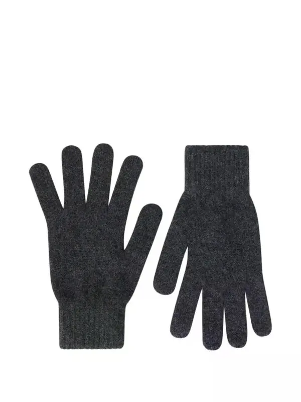 Pringle Of Scotland Classic Cashmere Gloves - Grey