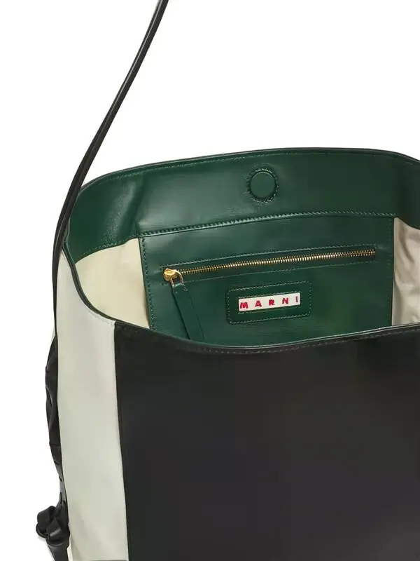 Marni Leather Pod 2.0 Small Shoulder Bag - Black