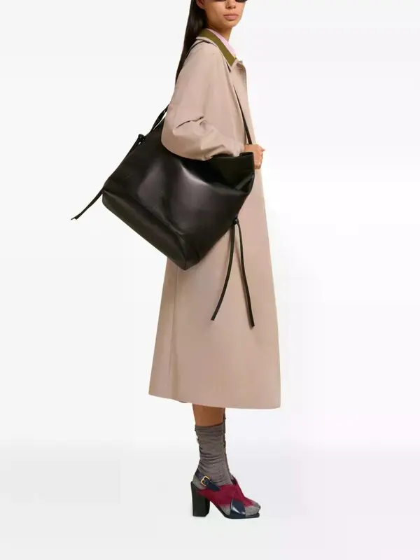 Marni Leather Pod 2.0 Large Shoulder Bag