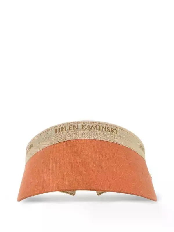 Helen Kaminski Linen Visor - Orange