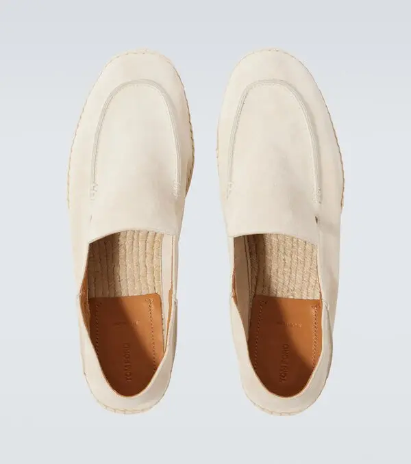 TOM FORD Suede Espadrilles - Beige