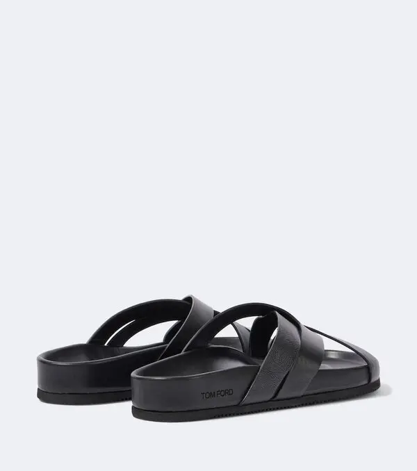 TOM FORD Leather Slides