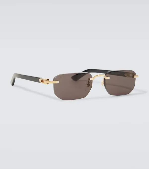 CARTIER Signature C Rectangular Sunglasses