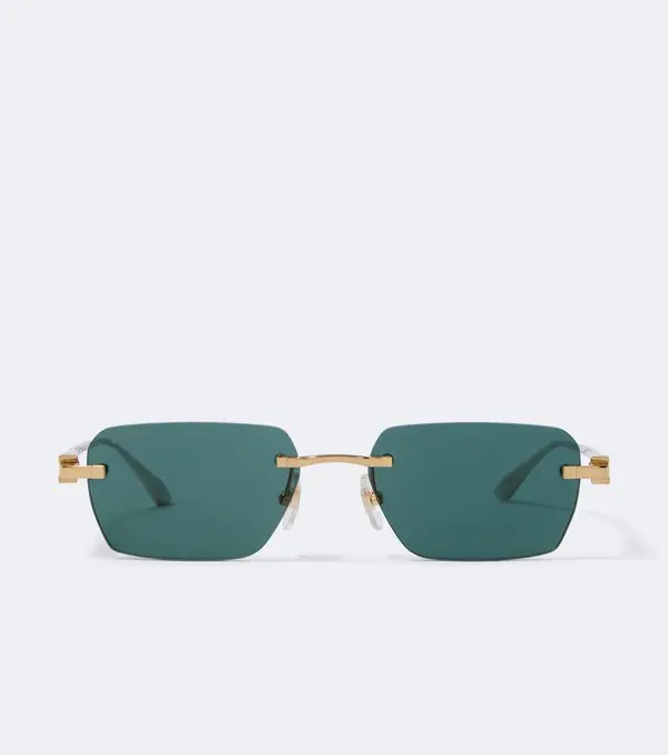 Cartier Rectangular Sunglasses - Multicoloured