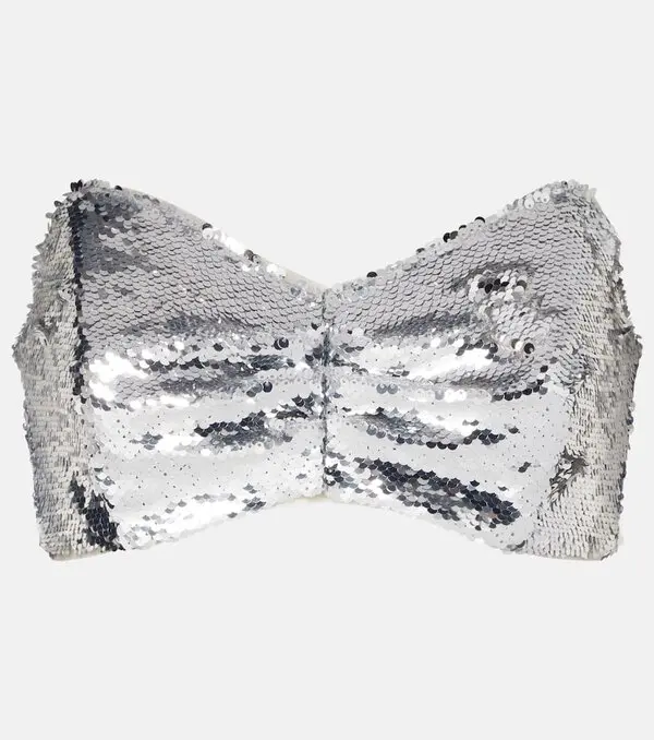 Simone Rocha Sequined Bandeau Top