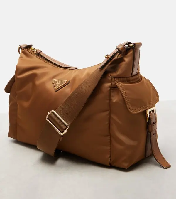 Prada Explore Re-nylon Large Shoulder Bag - Brown