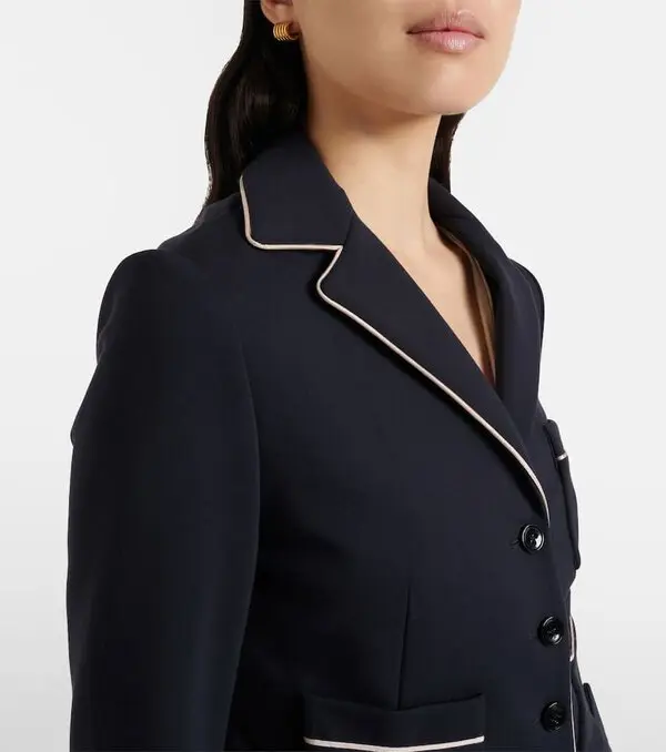Dorothee Schumacher Cropped Single-breasted Blazer