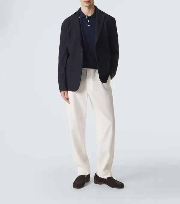 Giorgio Armani Cotton Piqué Polo Shirt