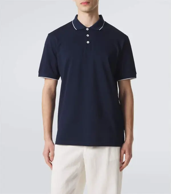 Giorgio Armani Cotton Piqué Polo Shirt