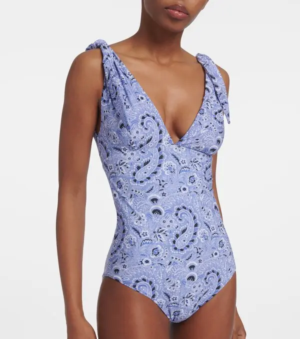 Etro Paisley Swimsuit - Blue