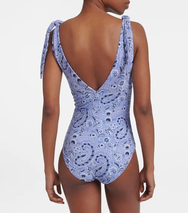 Etro Paisley Swimsuit - Blue