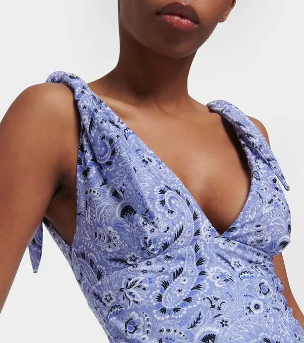 Etro Paisley Swimsuit - Blue