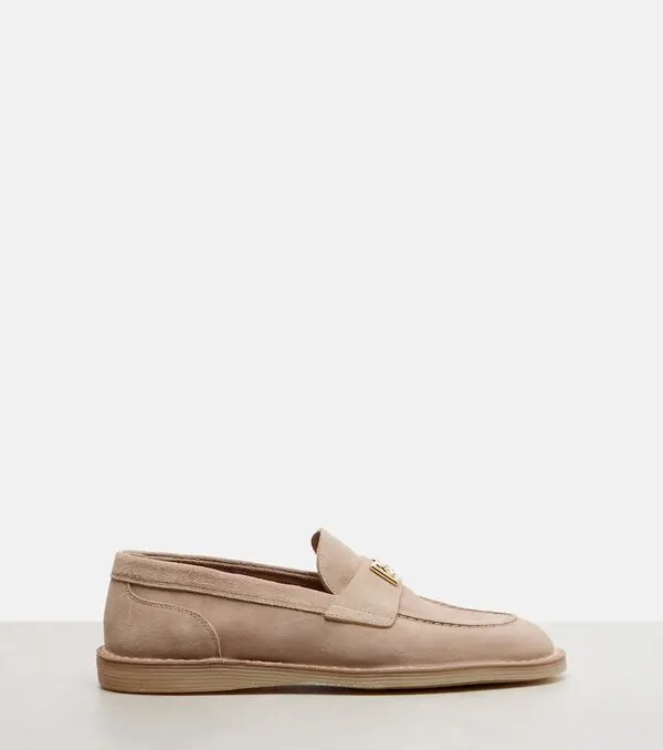 Dolce & Gabbana Suede Loafers - Beige