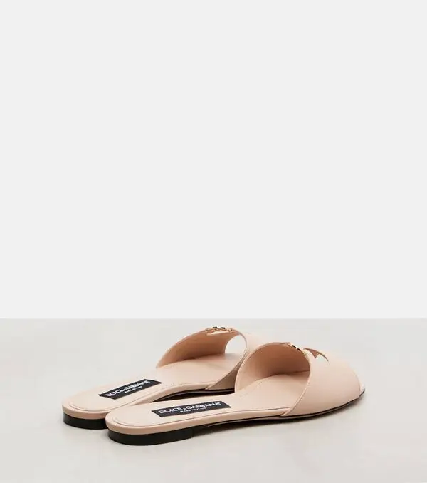 Dolce & Gabbana Leather Slides
