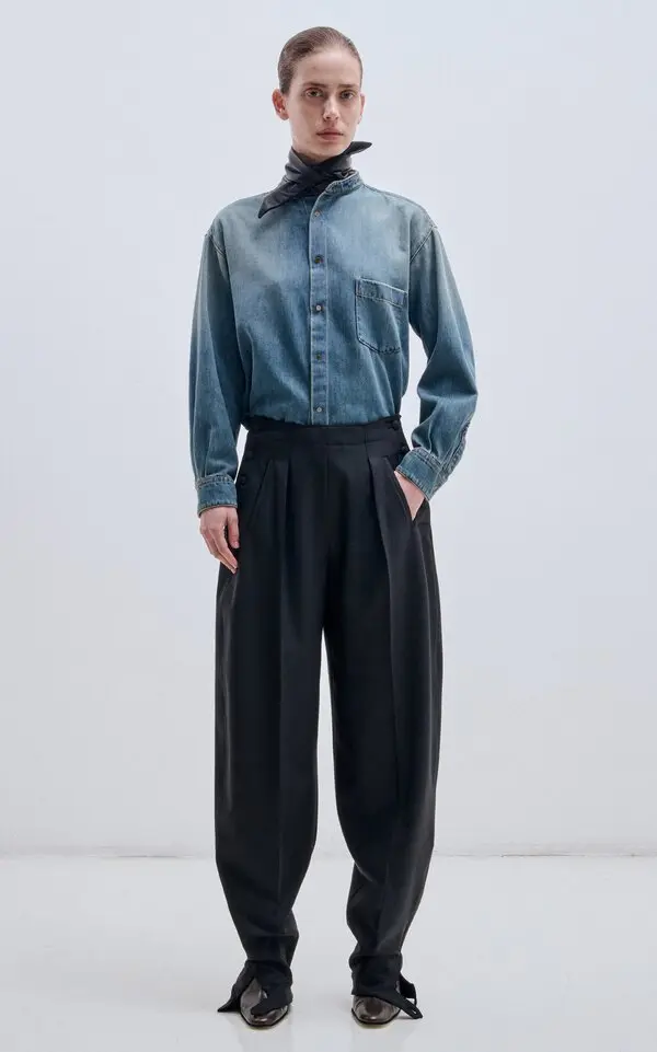 DARKPARK Cotton-tencel Denim Shirt