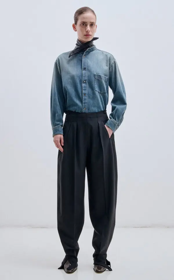 DARKPARK Taylor Wool-blend Sailor Trousers