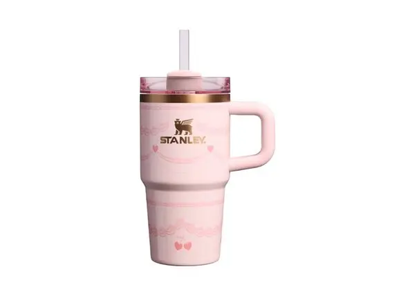 STANLEY The Valentines Day Flowstate Quencher 20oz Tumbler - Pink Velvet Cake