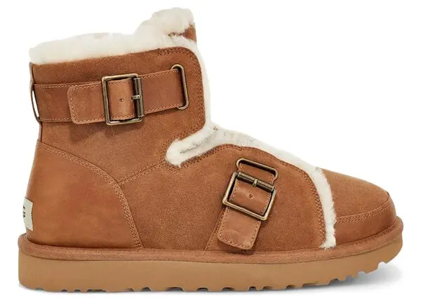 UGG Dune Mini Buckle Boot - Chestnut