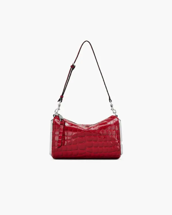 Marc Jacobs The Glossy Croc Snapshot Shoulder Bag