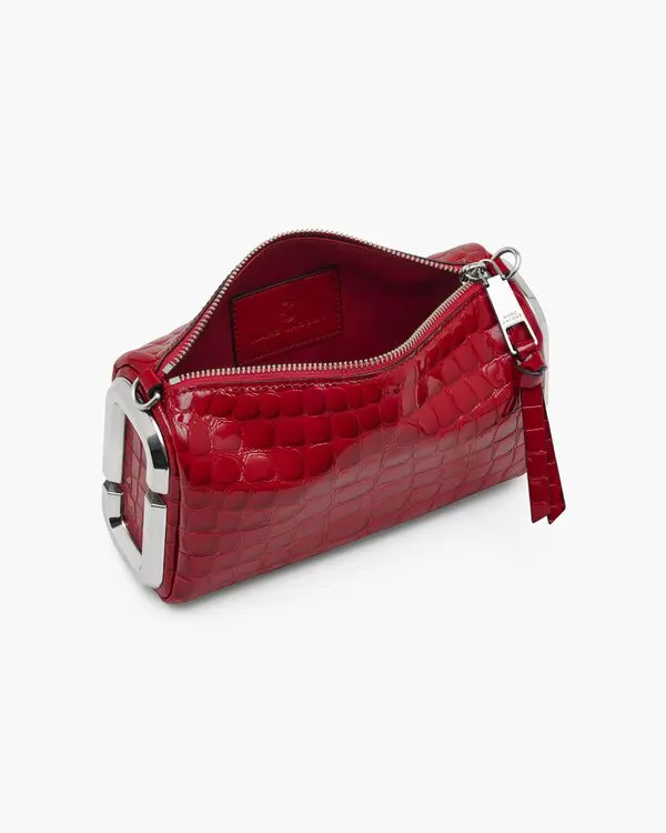 Marc Jacobs The Glossy Croc Snapshot Shoulder Bag