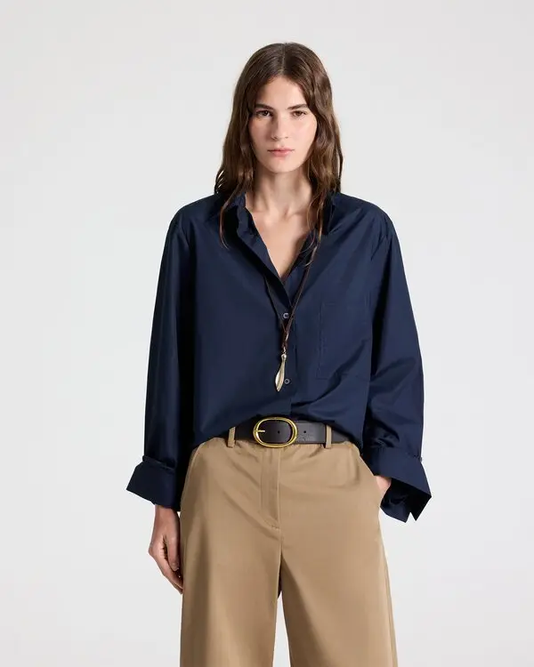 TWP Next Morning Shirt - Midnight