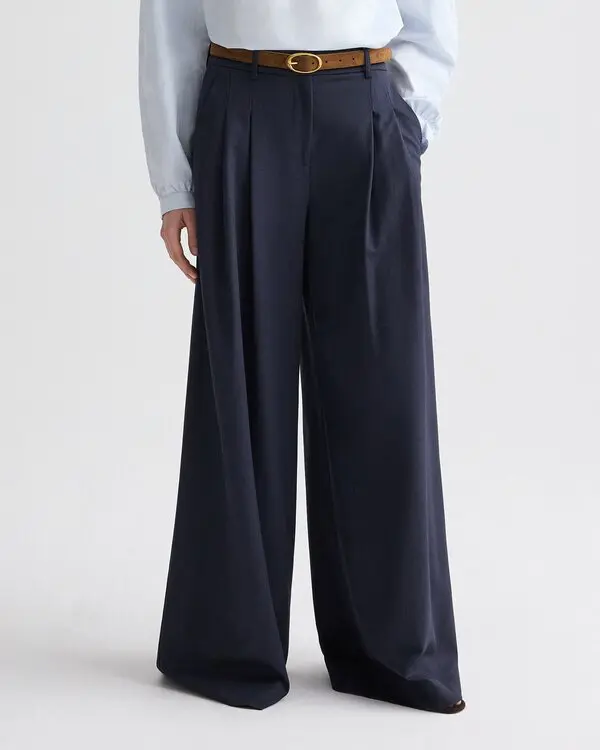TWP Next Didi Italian Wool Twill Pants - Indigo