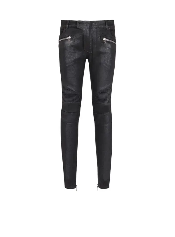 Balmain Biker Denim Pants