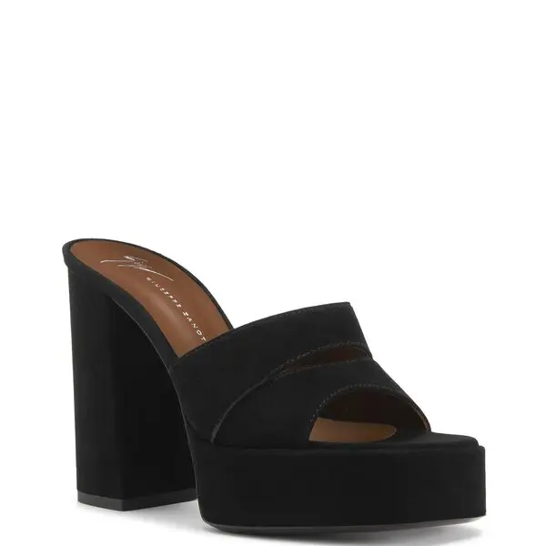 GIUSEPPE ZANOTTI Mirage Platform Mules - Black